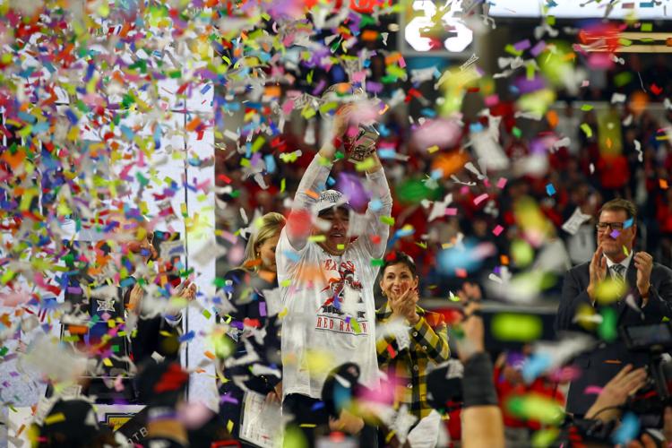 Texas Tech Football's Big 12 Championship Trophy Presentation [PHOTOS ...
