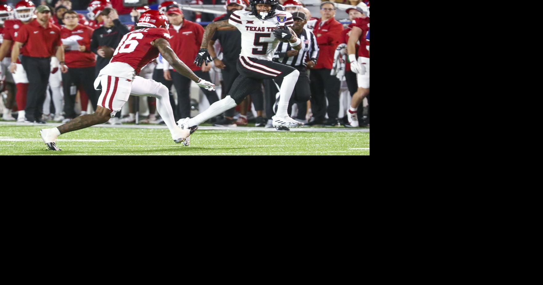 Texas Tech's Caleb Douglas absolutely MOSSED an Arkansas DB at the ...