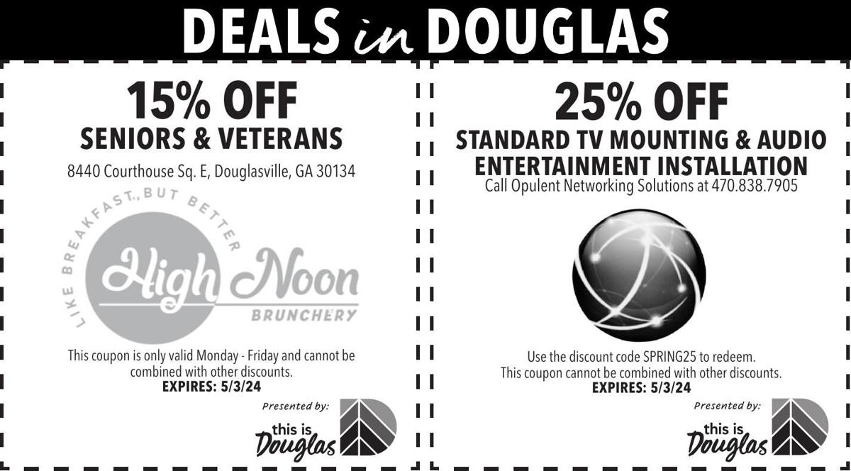 Deals in Douglas coupons | | douglascountysentinel.com