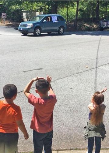Annette Winn staff holds Car Celebration Parade | Community ...