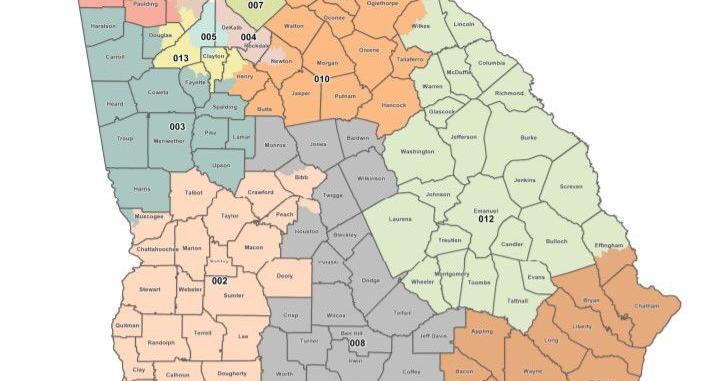 House adopts new congressional map; Douglas split into 3rd, 13th ...