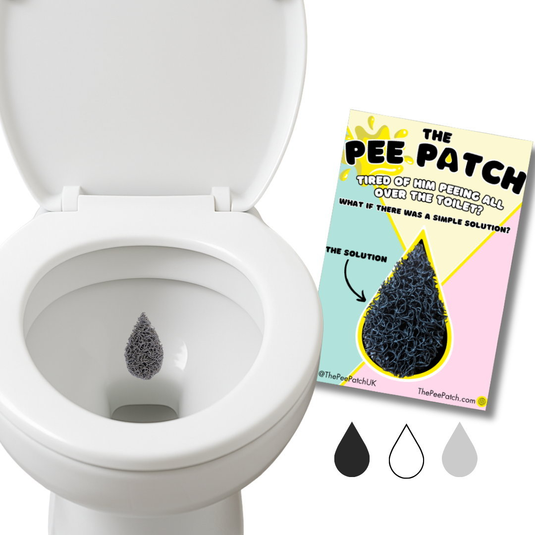 Man invents ‘pee patch’ to stop men splashing urine around toilets ...