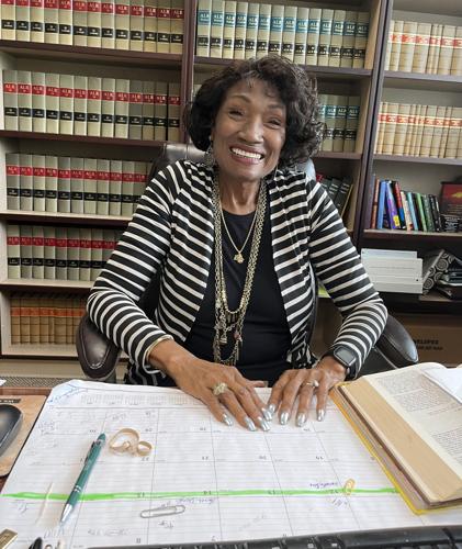 Howard: Judge Barbara Caldwell … a knowing wink, hug and fist bump ...