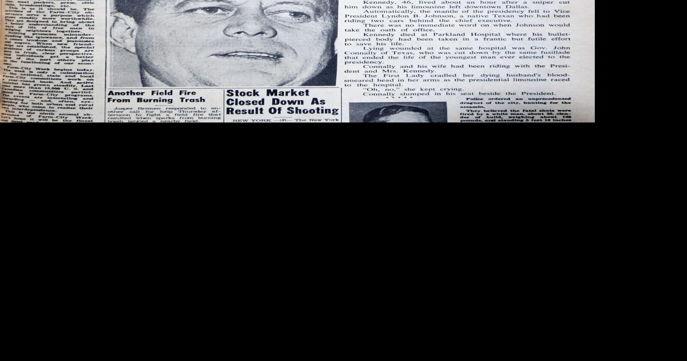 Kennedy assassination: Day of shock still clear | Local News ...