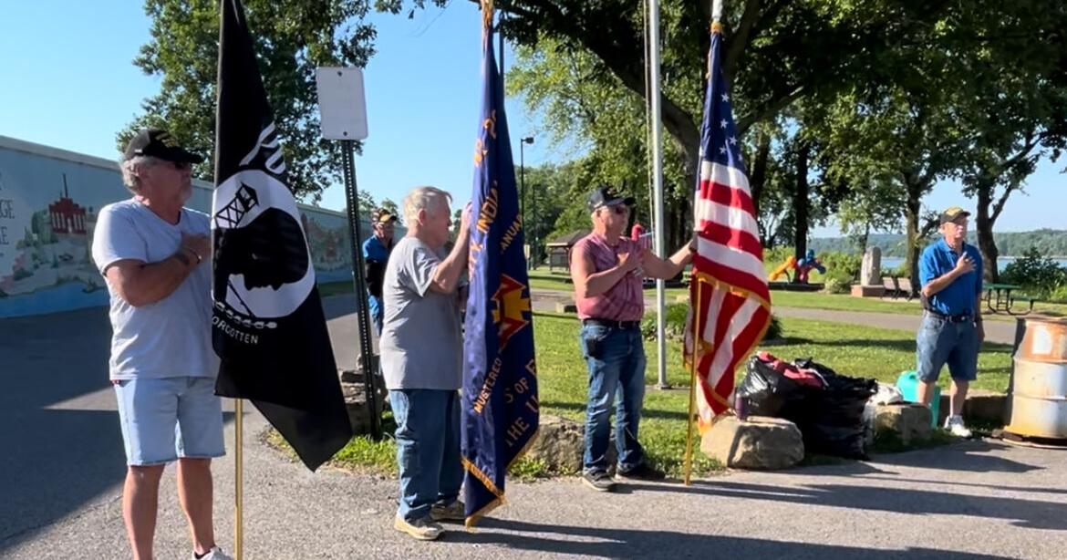 The VFW Retires Flags In Honor of Flag Day | Perry County News ...