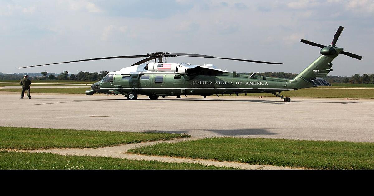 Presidential helicopter makes surprise landing | Local News ...