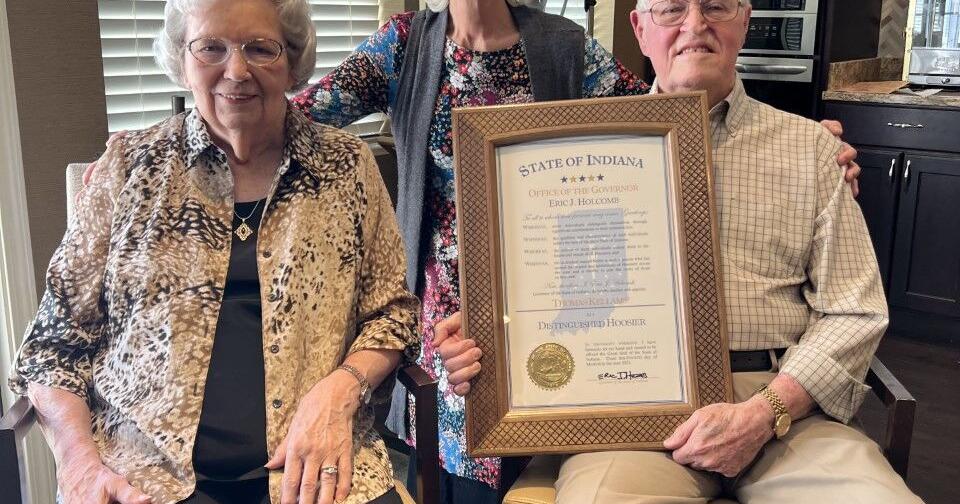 Jasper's Tom Kellams receives Distinguished Hoosier Award | Community | duboiscountyherald.com