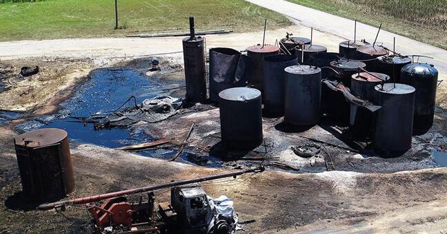Lightning triggers oil tank battery fire, explosions | Local News ...