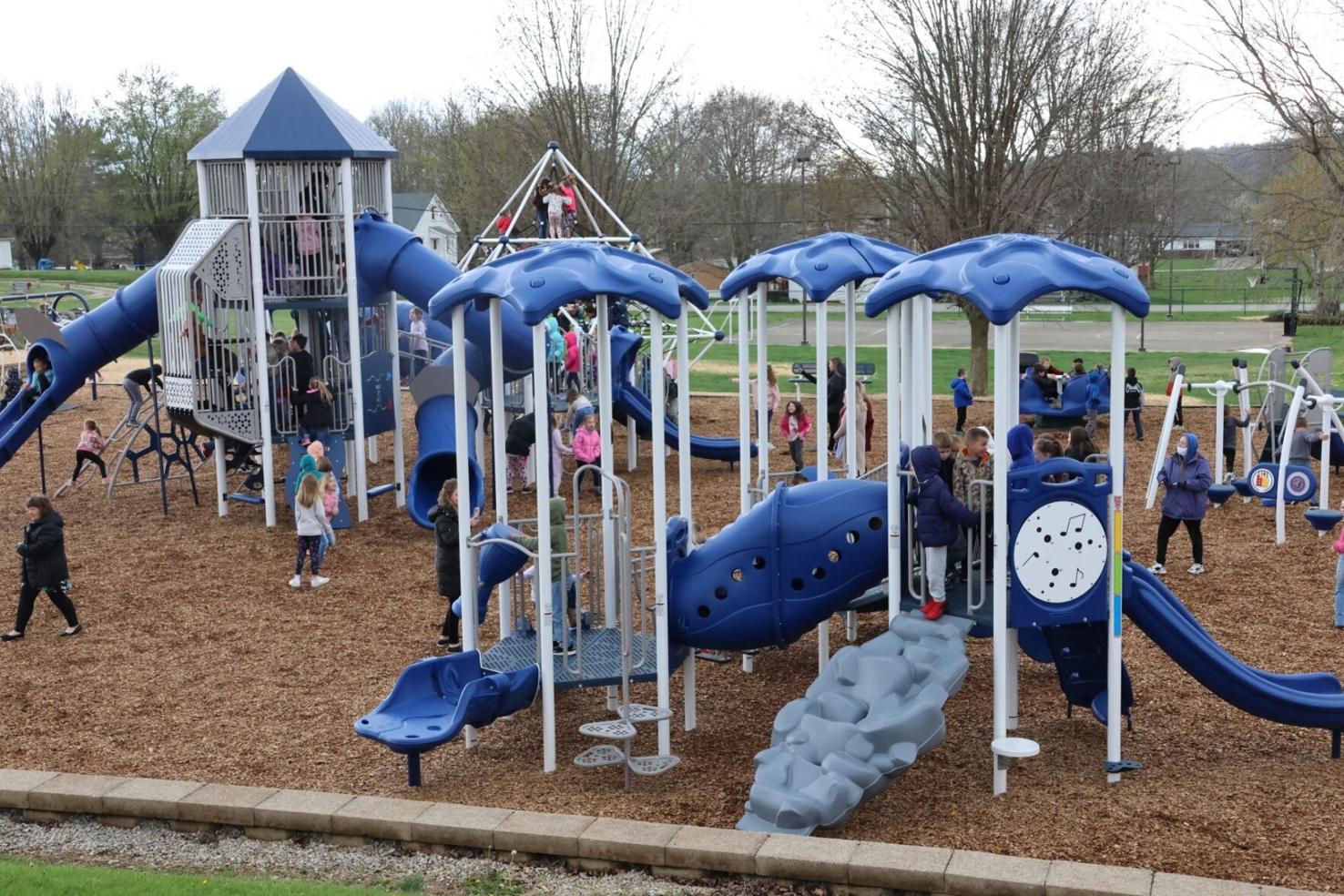 Northeast Dubois Elementary unveils new playground equipment | Local ...