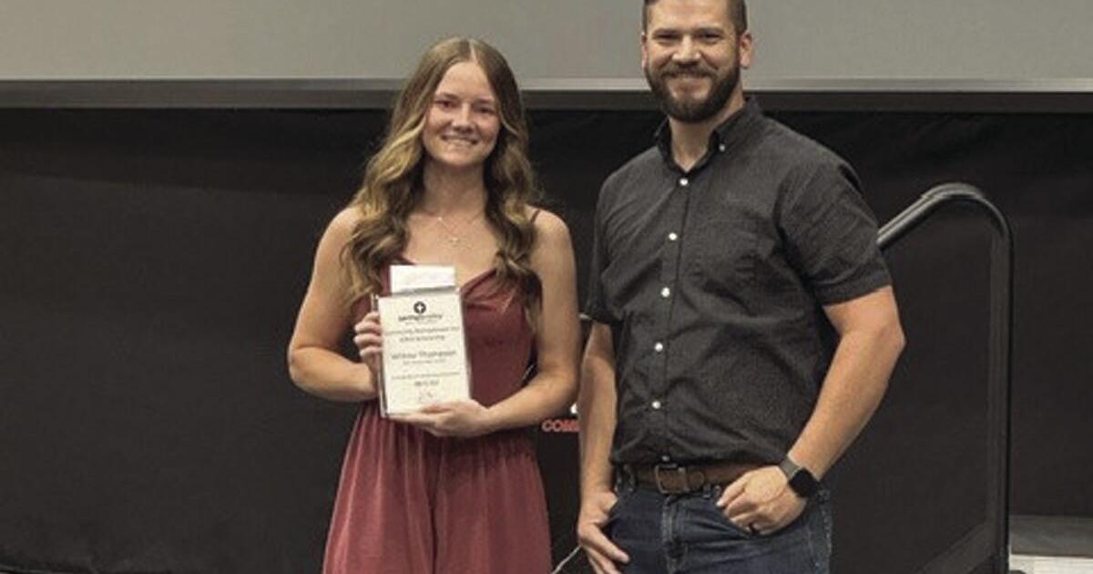 Willow Thompson and Madison Ramsey receive Springs Valley Bank & Trust ...