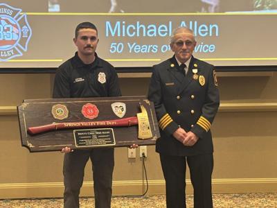 Allen honored for 50 years serving Springs Valley FD | News ...