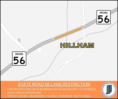 Lane restrictions planned for State Road 56 beginning My 15 | News ...