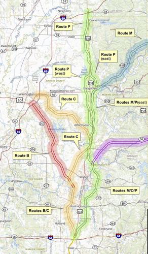 MId-States preferred route parallels U.S. 231 Huntingburg, Jasper ...