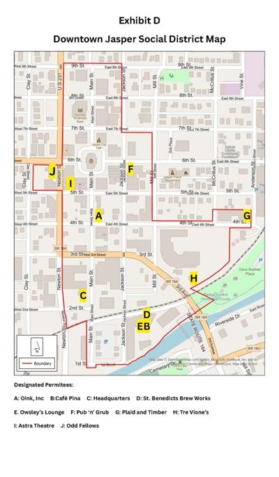 Downtown Jasper has new social district designation | Local News ...