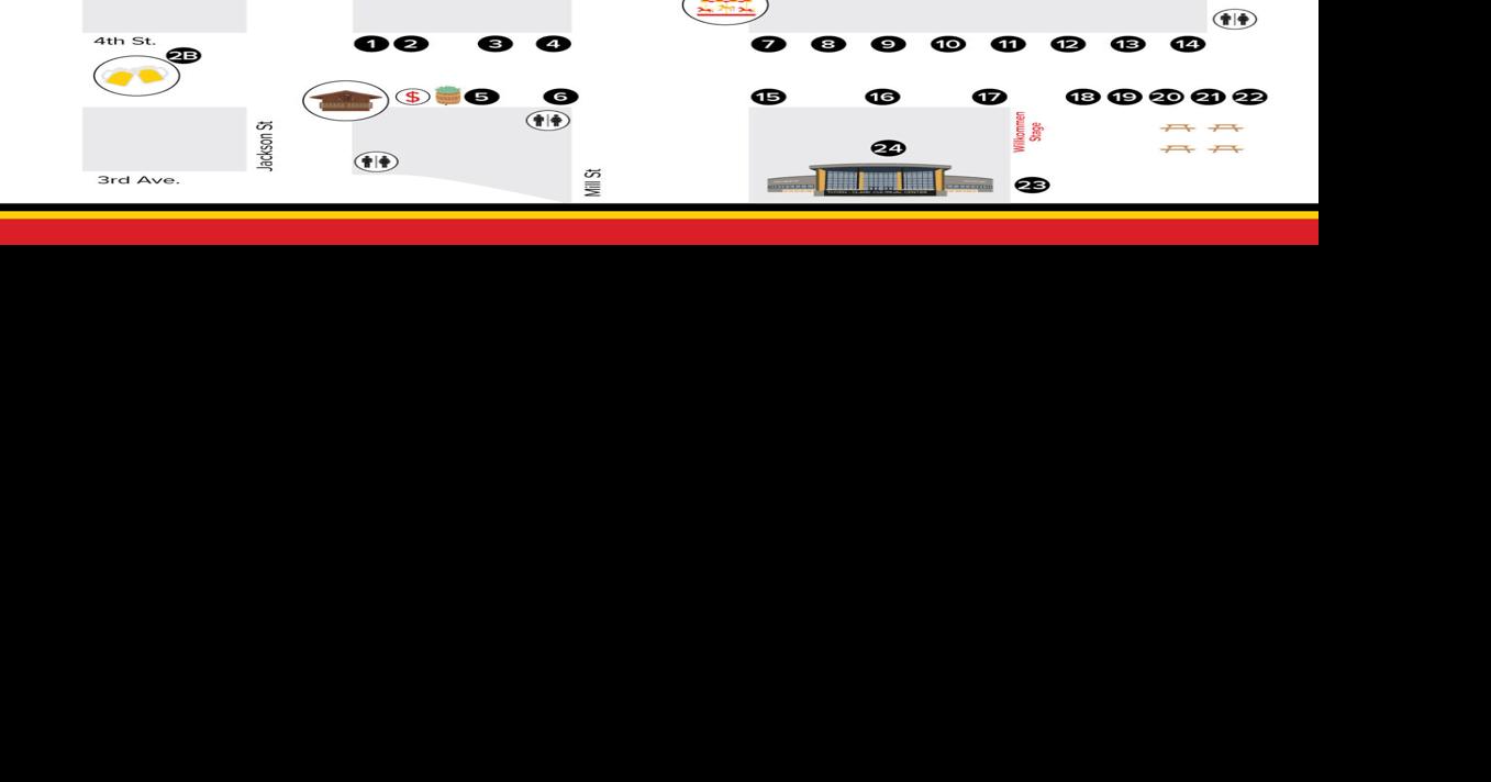 Strassenfest 2023 booth map | News | duboiscountyherald.com