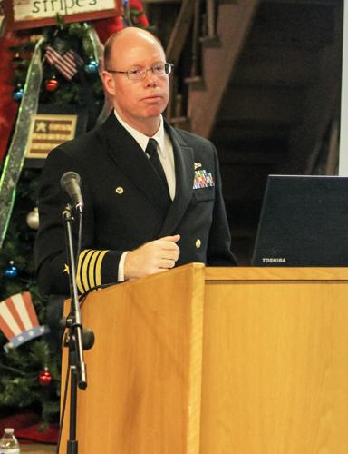 Captain Duncan McKay speaks on Veterans Day at Dubois County Museum ...