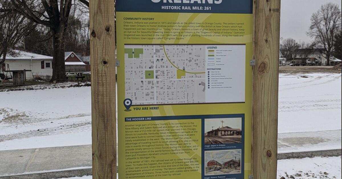 First section of Monon South Trail opens in Orleans | News ...