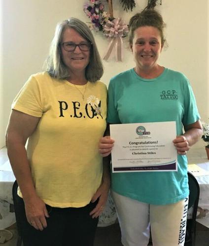 Christina Stiles receives P.E.O. Grant to pursue degree in Nursing ...