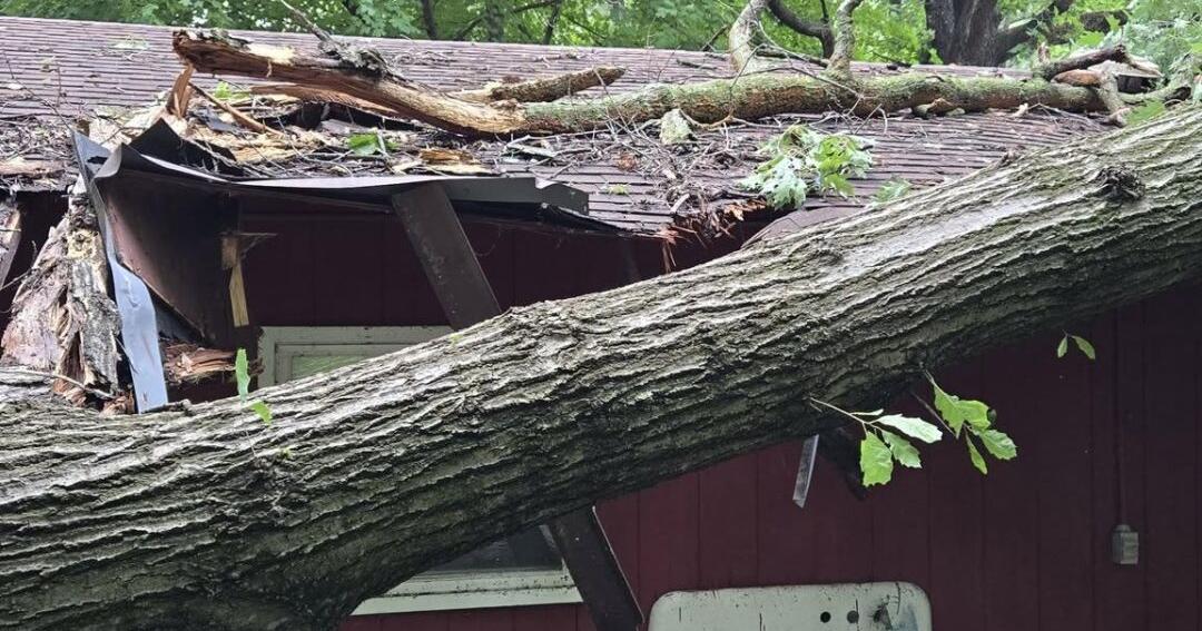 Storm damages the Hogan Cabin at Camp Little Cloud | News ...