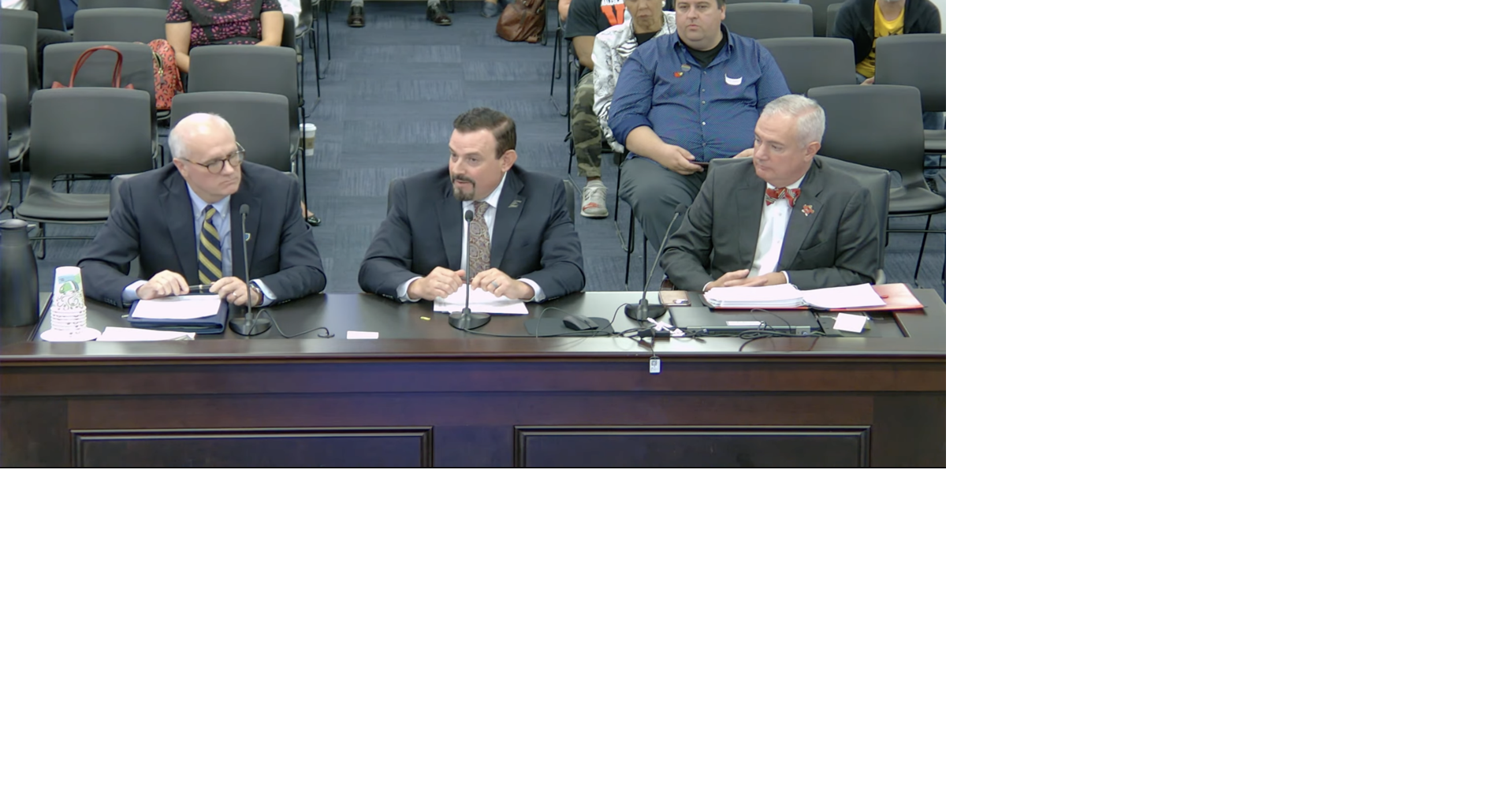 EKU's President David McFaddin presents at the Interim Joint Committee ...