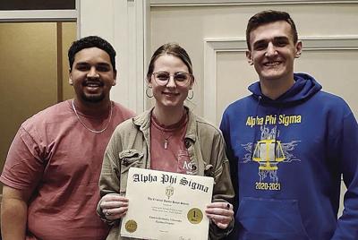 Hallock steps into leadership: EKU senior helps rebuild Alpha Phi Sigma ...