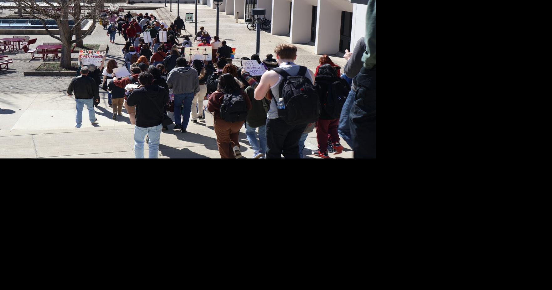 A coalition of EKU student organizations march for DEI | PHOTOS | easternprogress.com