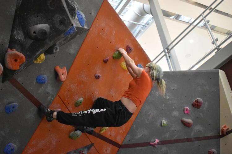 PHOTOS: Student recreation center hosts crack climbing | PHOTOS ...
