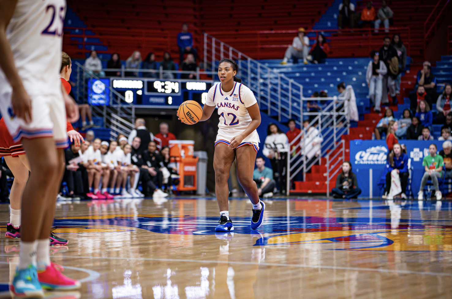 Nichols injured as Kansas women's basketball drops fourth straight game ...