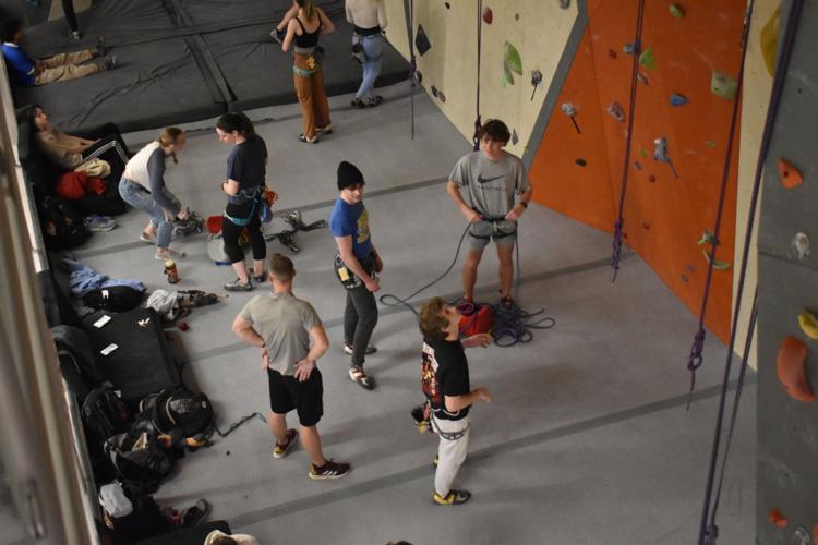 PHOTOS: Student recreation center hosts crack climbing | PHOTOS ...