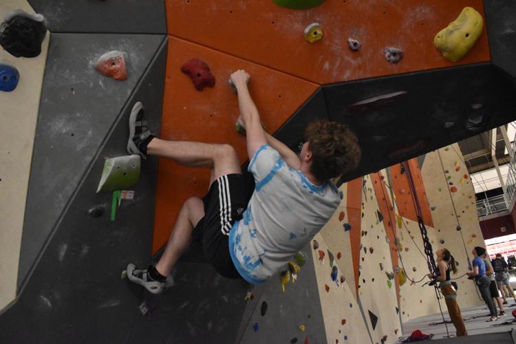 PHOTOS: Student recreation center hosts crack climbing | PHOTOS ...