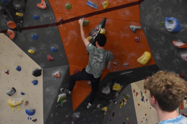 PHOTOS: Student recreation center hosts crack climbing | PHOTOS ...