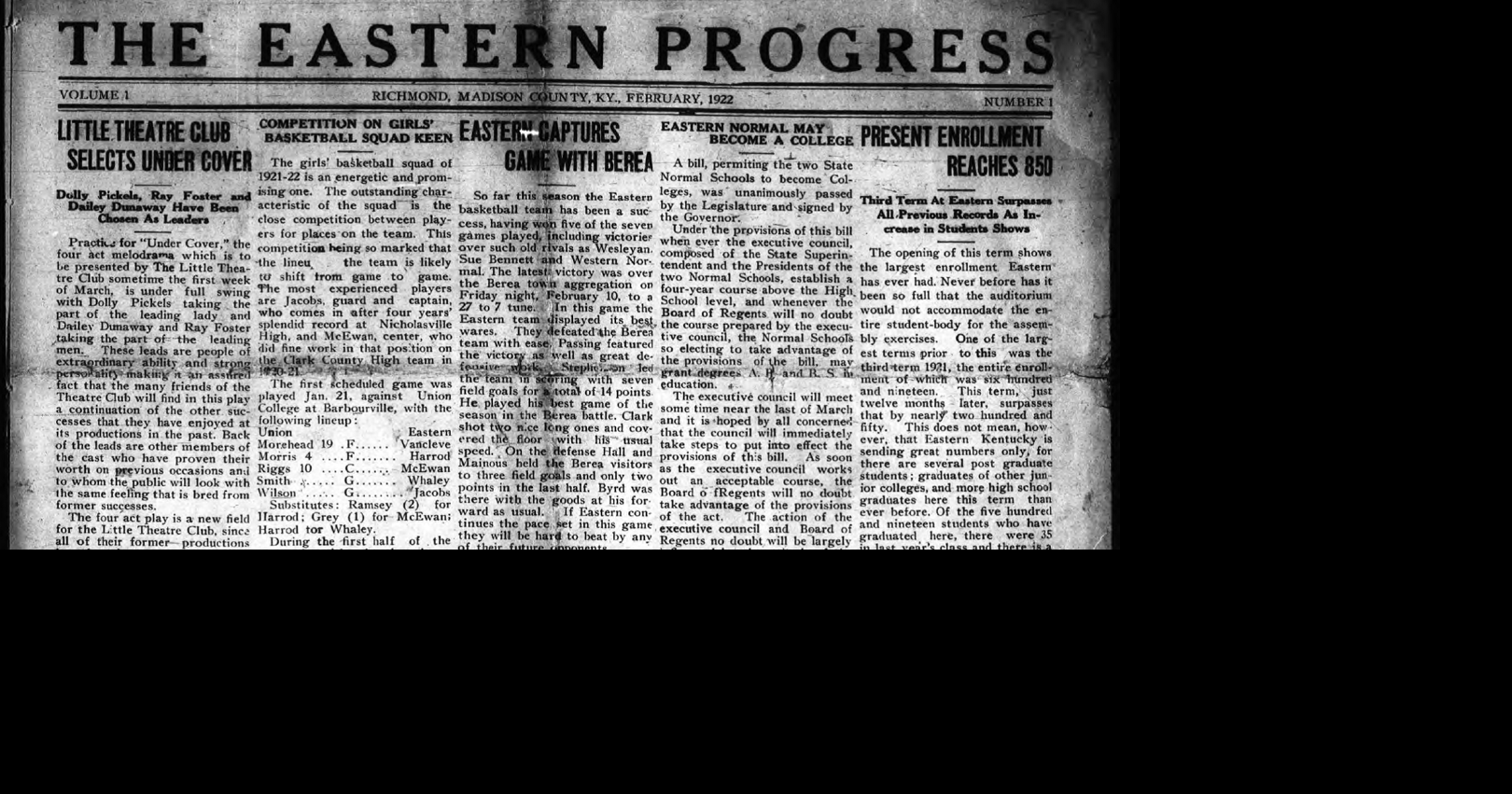 How the student newspaper of EKU has progressed | Features | easternprogress.com