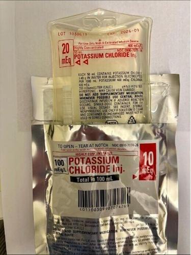 concentrated solution for injection example