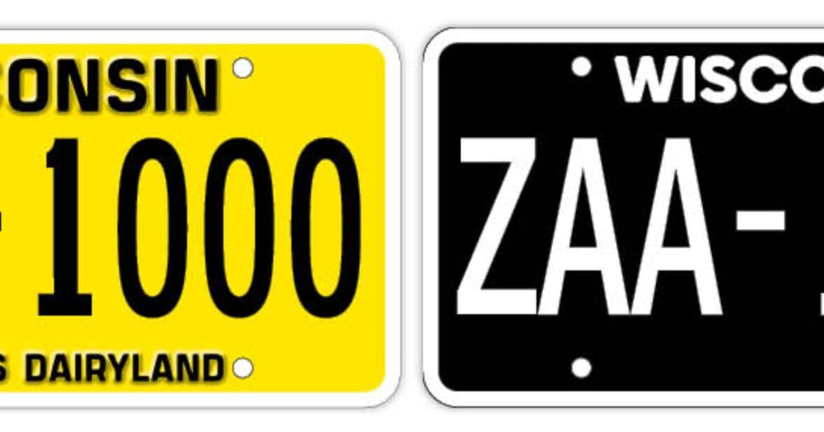 WDOT unveils blackout and retro license plate designs | Community ...