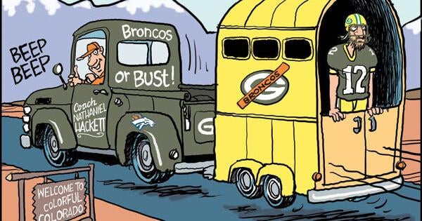 Litton editorial cartoon Aaron Rodgers | Opinion | ehextra.com