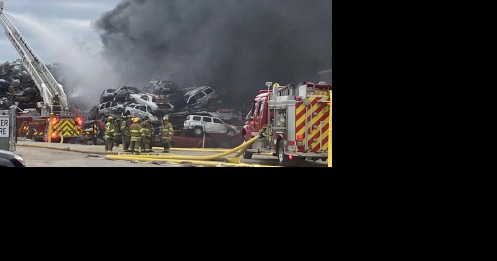 Marinette scrap yard on fire | News | ehextra.com