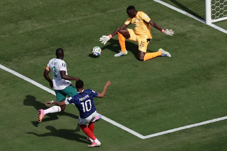France striker Kylian Mbappé scores his 13th and 14th World Cup goals ...