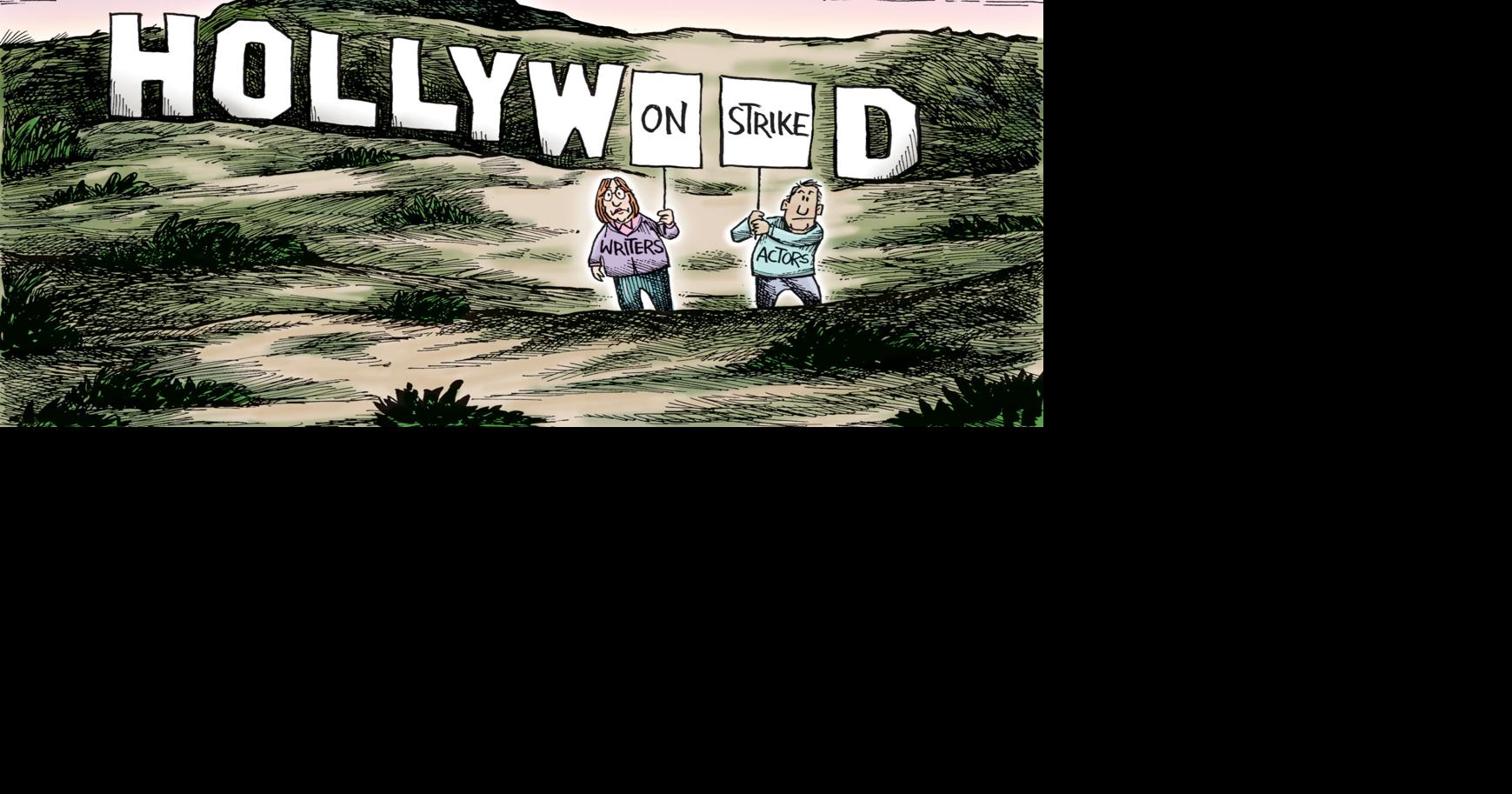 Joe Heller cartoon - Hollywood strike | Opinion | ehextra.com