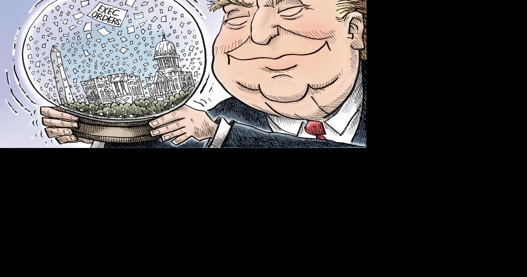 Joe Heller cartoon - executive orders- | Editorial Cartoons | ehextra.com