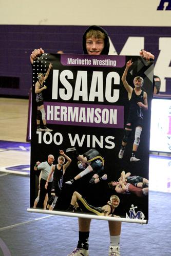 Hermanson collects career milestone as Marines shine on Senior Night ...