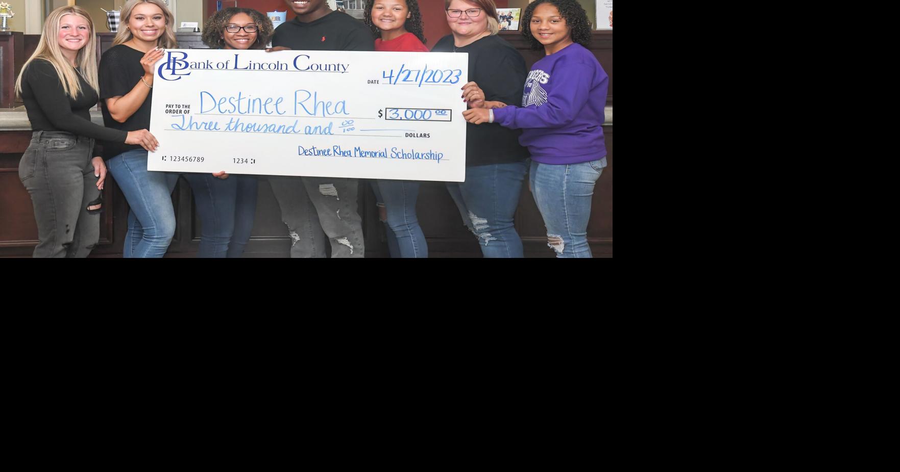 Destinee’ Rhea Memorial Scholarship recipients honored | Living ...