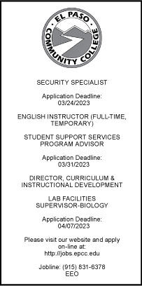 EPCC for 3-12-23 | Legals | elpasoinc.com