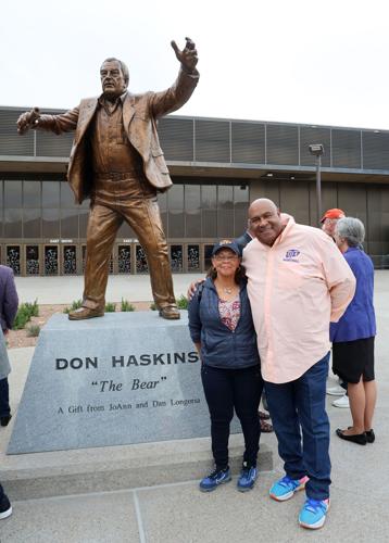 Photos: Legendary coach Don Haskins honored with 7-foot statue at UTEP ...