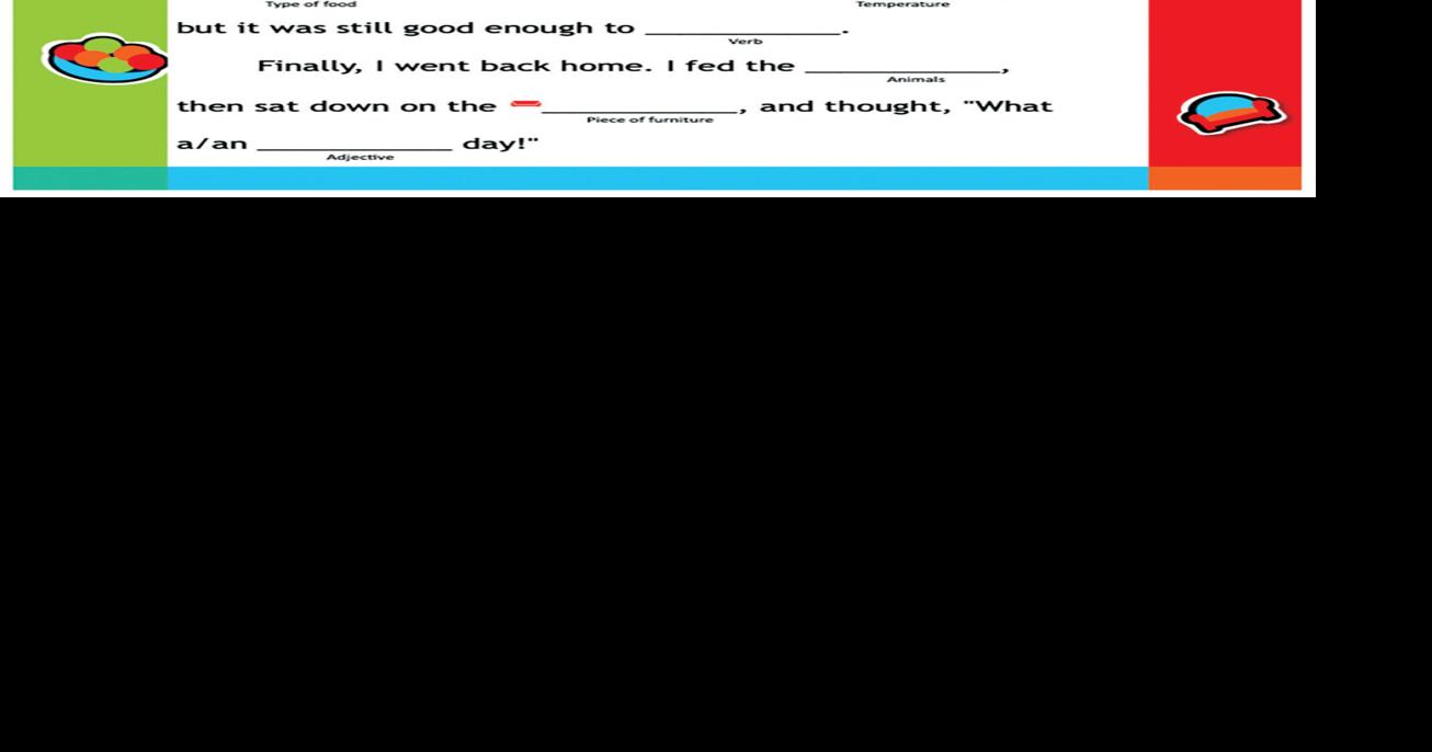 Fill in the Blanks for Fun | | elpasoinc.com