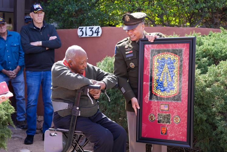100-year-old veteran celebrates birthday with Fort Bliss brass | Local ...