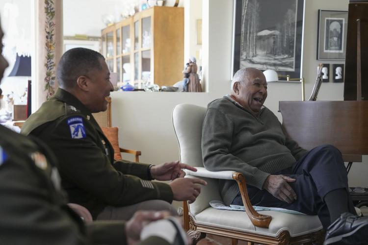 100-year-old veteran celebrates birthday with Fort Bliss brass | Local ...