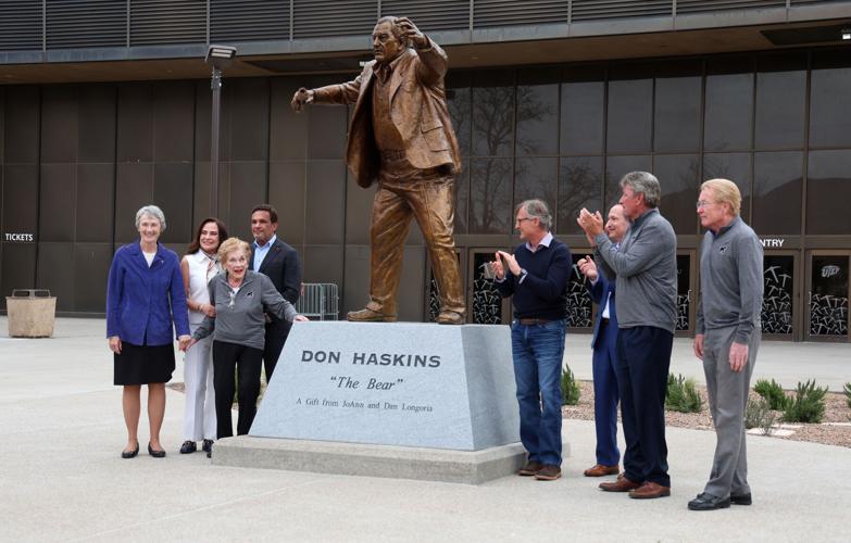 Photos: Legendary coach Don Haskins honored with 7-foot statue at UTEP ...