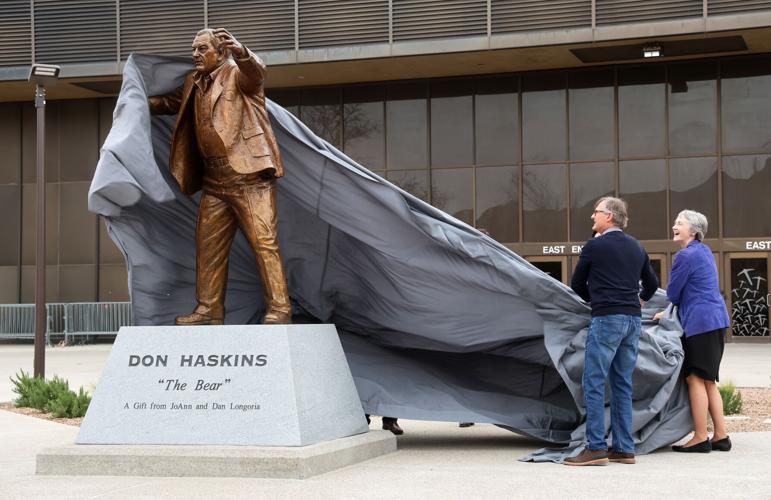 Photos: Legendary coach Don Haskins honored with 7-foot statue at UTEP ...