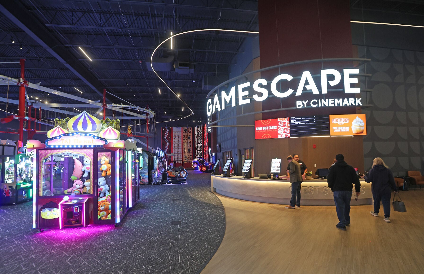 Photos: Cinemark opens its first Gamescape family entertainment center ...
