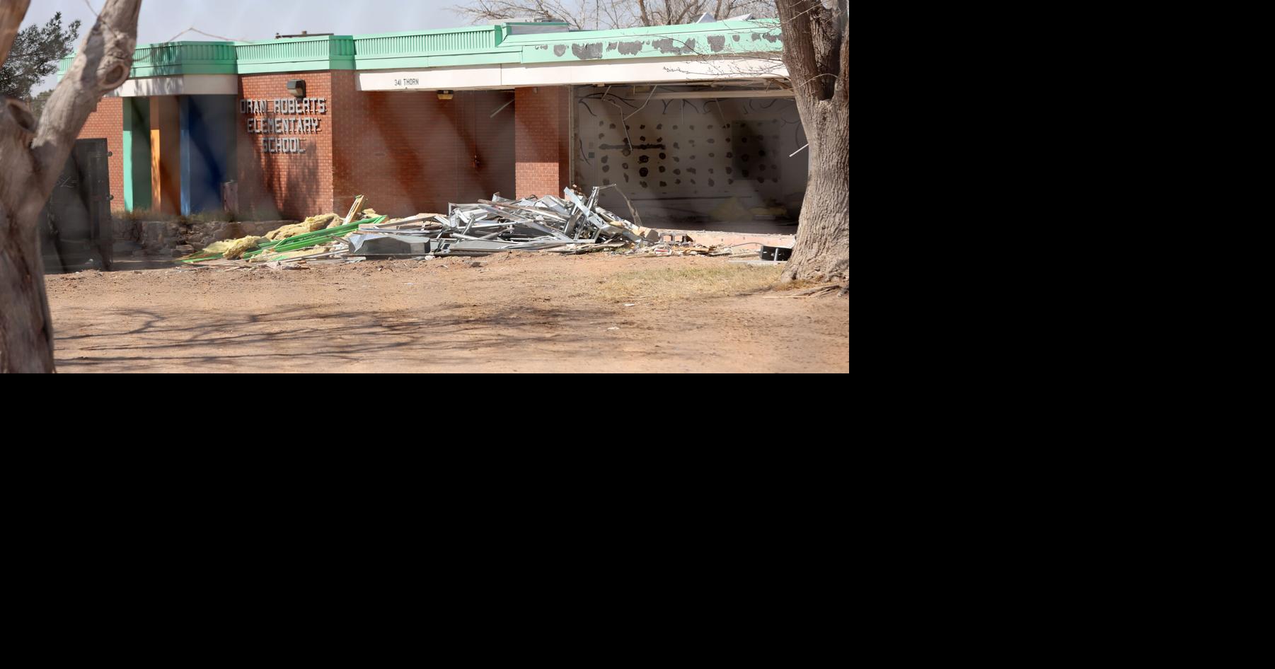 Crews level Oran Roberts Elementary to make way for commercial ...